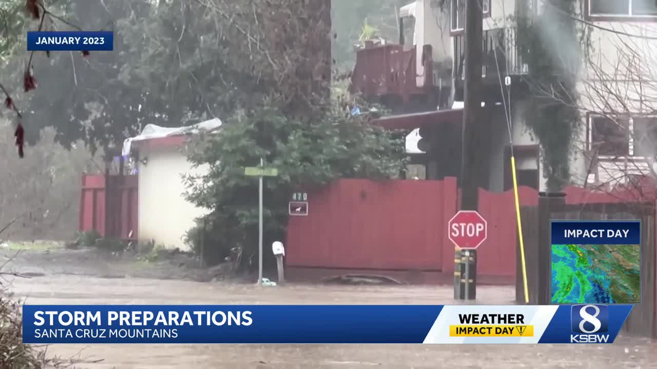 Santa Cruz Mountains residents prepare for incoming storm with ...