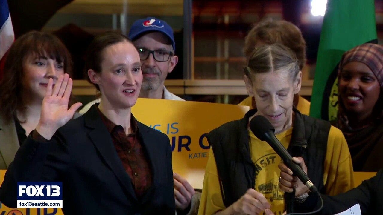 Katie Wilson sworn in as Seattle’s new mayor