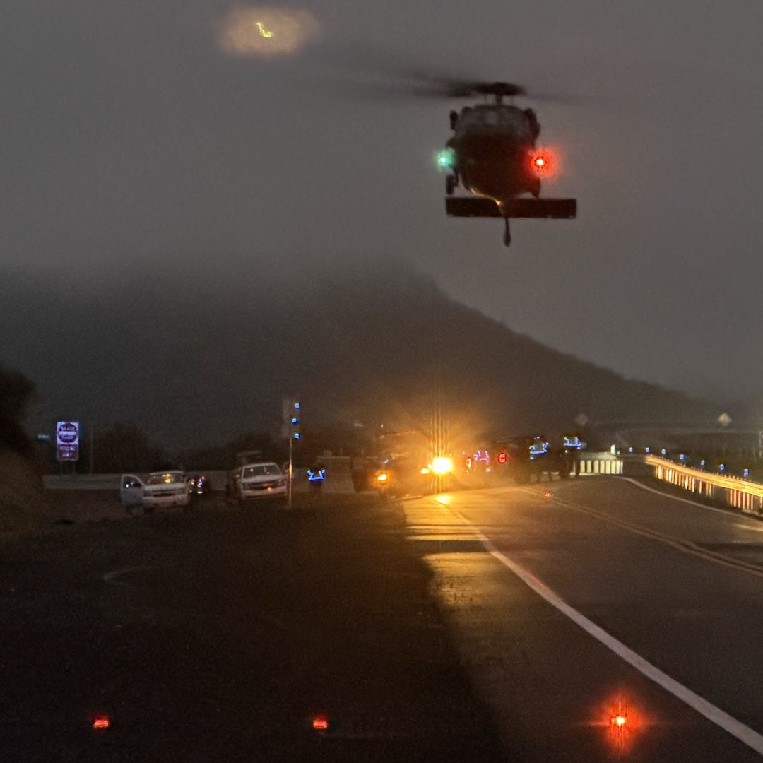 Injured hiker rescued by Black Hawk helicopter crew in Yavapai County