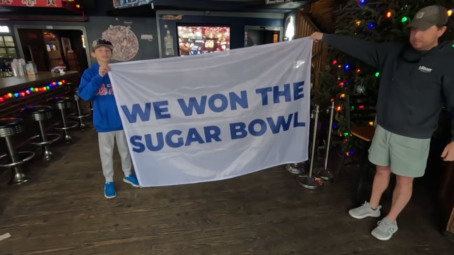 Oxford fans celebrate Sugar Bowl victory