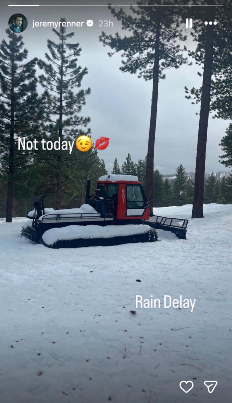 Jeremy Renner gets cocky about return to snowplowing 3 years after near ...