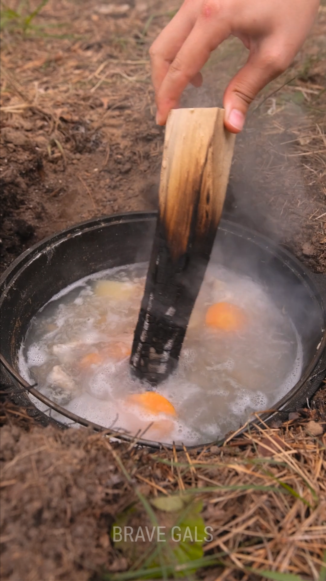 Delightful forest fish stew cooking | ASMR experience with a ...