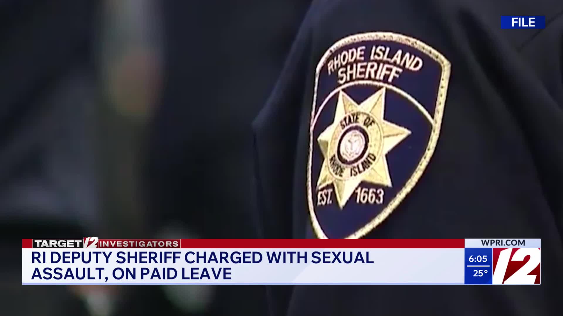 RI deputy sheriff facing sexual assault charge