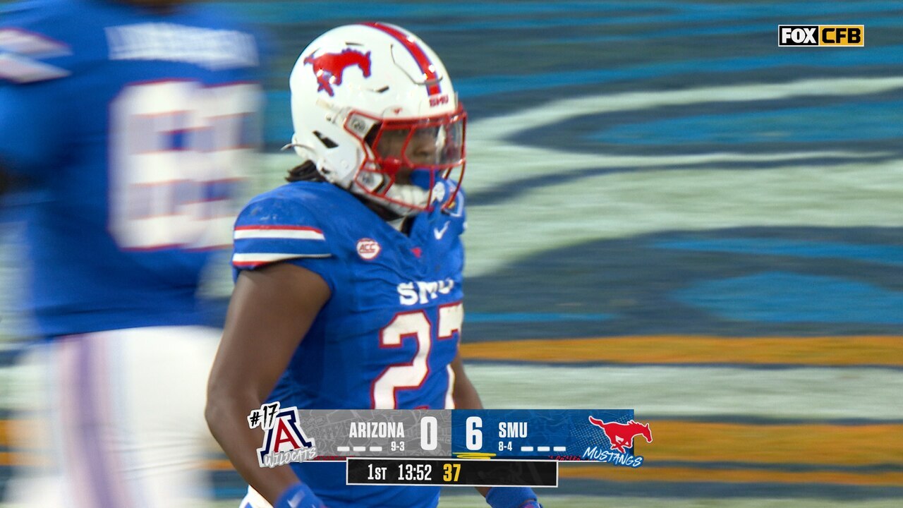 TJ Harden rushes for one-yard TD, giving SMU early lead over Arizona