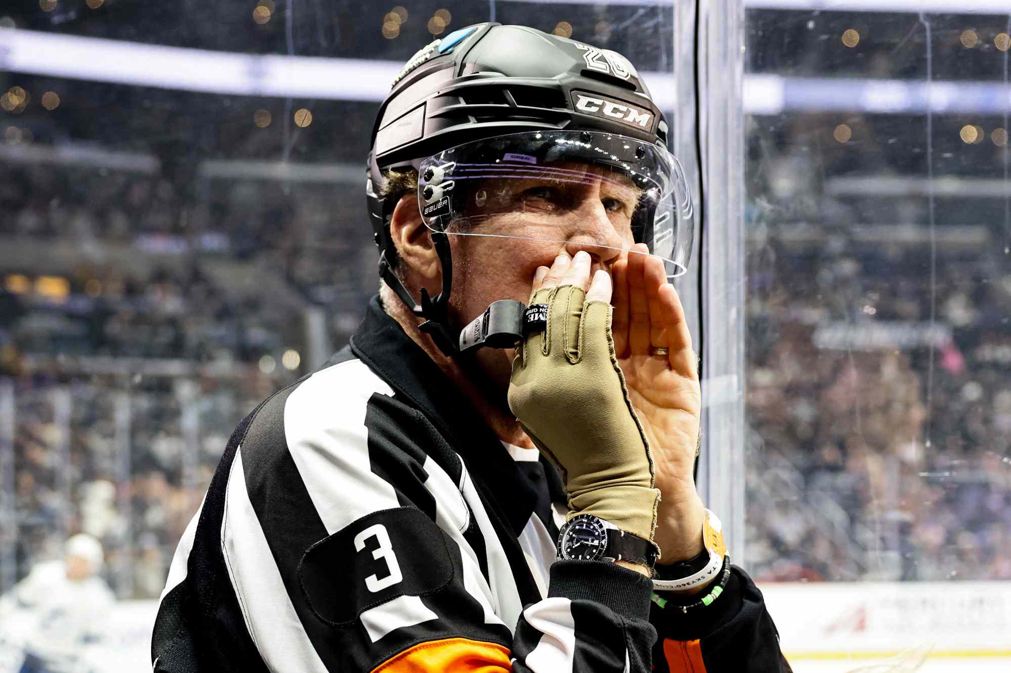 Will Ferrell dresses up as hockey referee for NHL game a year after ...