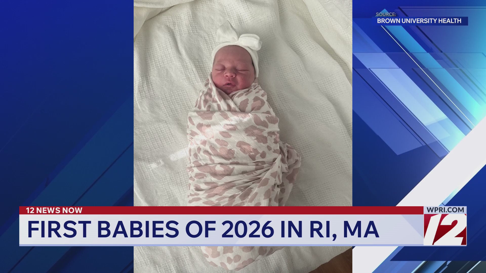 First 2026 babies born in RI, Massachusetts