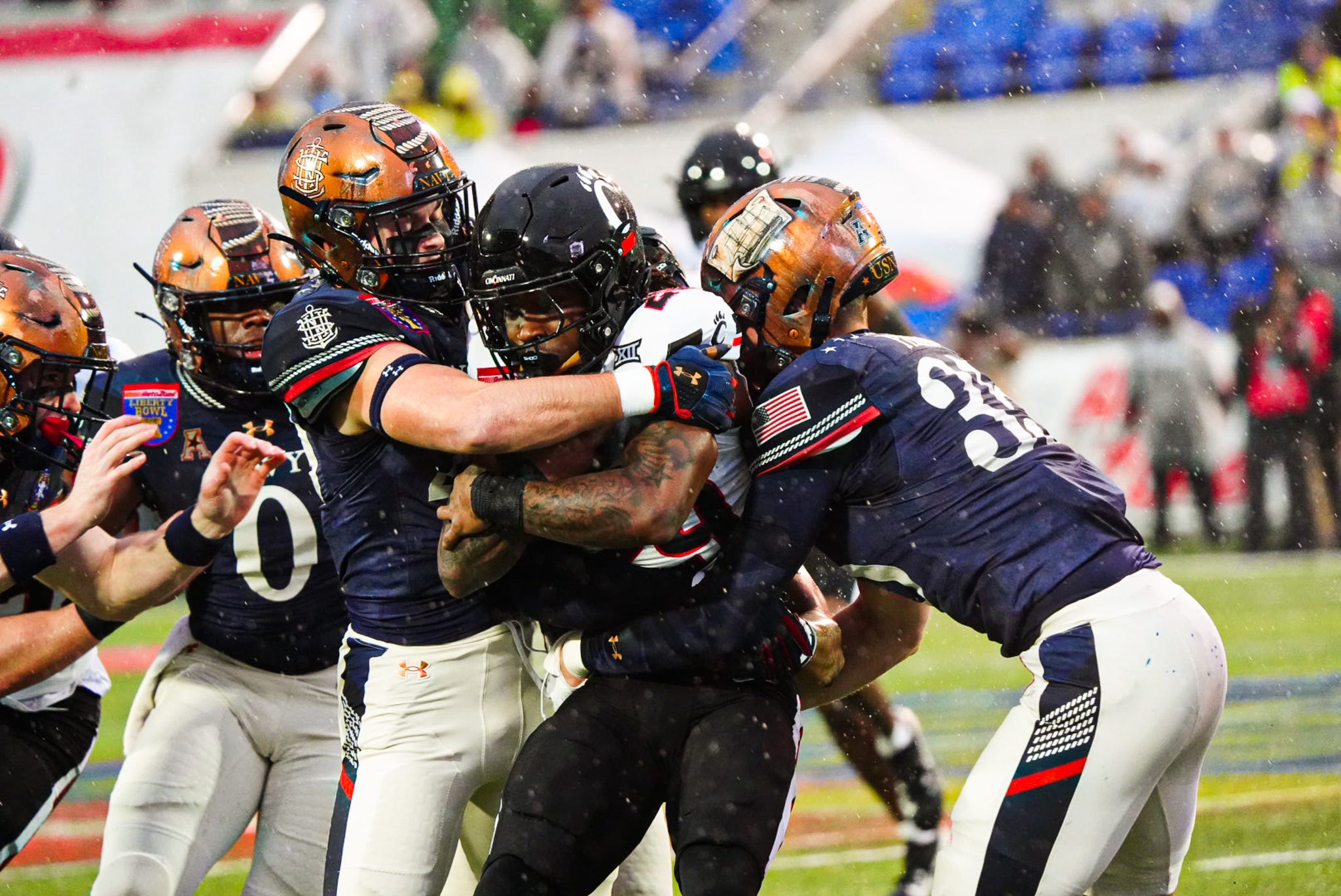 Navy vs Cincinnati highlights: Midshipmen blow out Bearcats in Liberty Bowl
