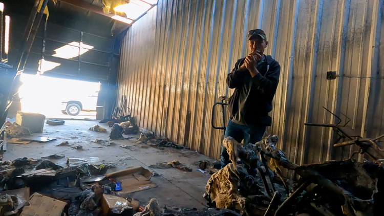 Local business owner loses everything in shop fire