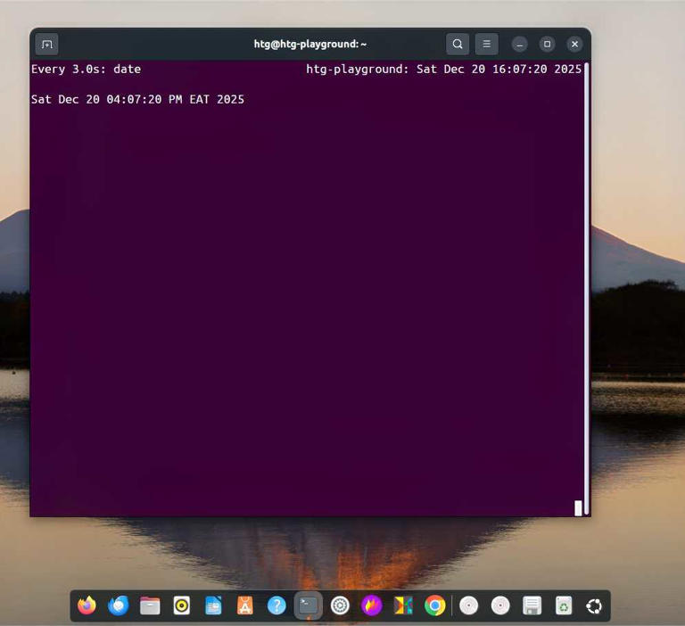 How to show a live clock in your Linux terminal (3 easy methods)