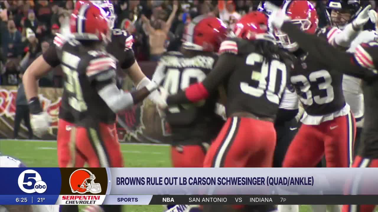 Browns hopeful for future amid final game