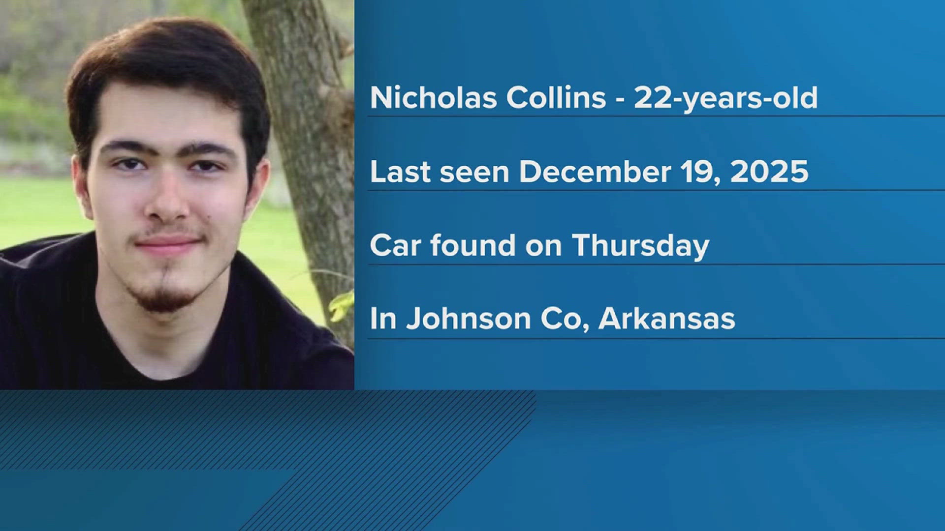 Missing Iowa man's car located in Arkansas