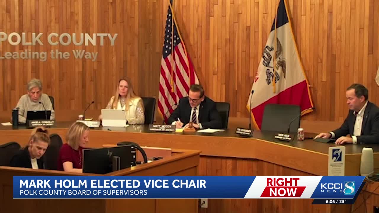 Mark Holm elected vice chair of Polk County Board of Supervisors