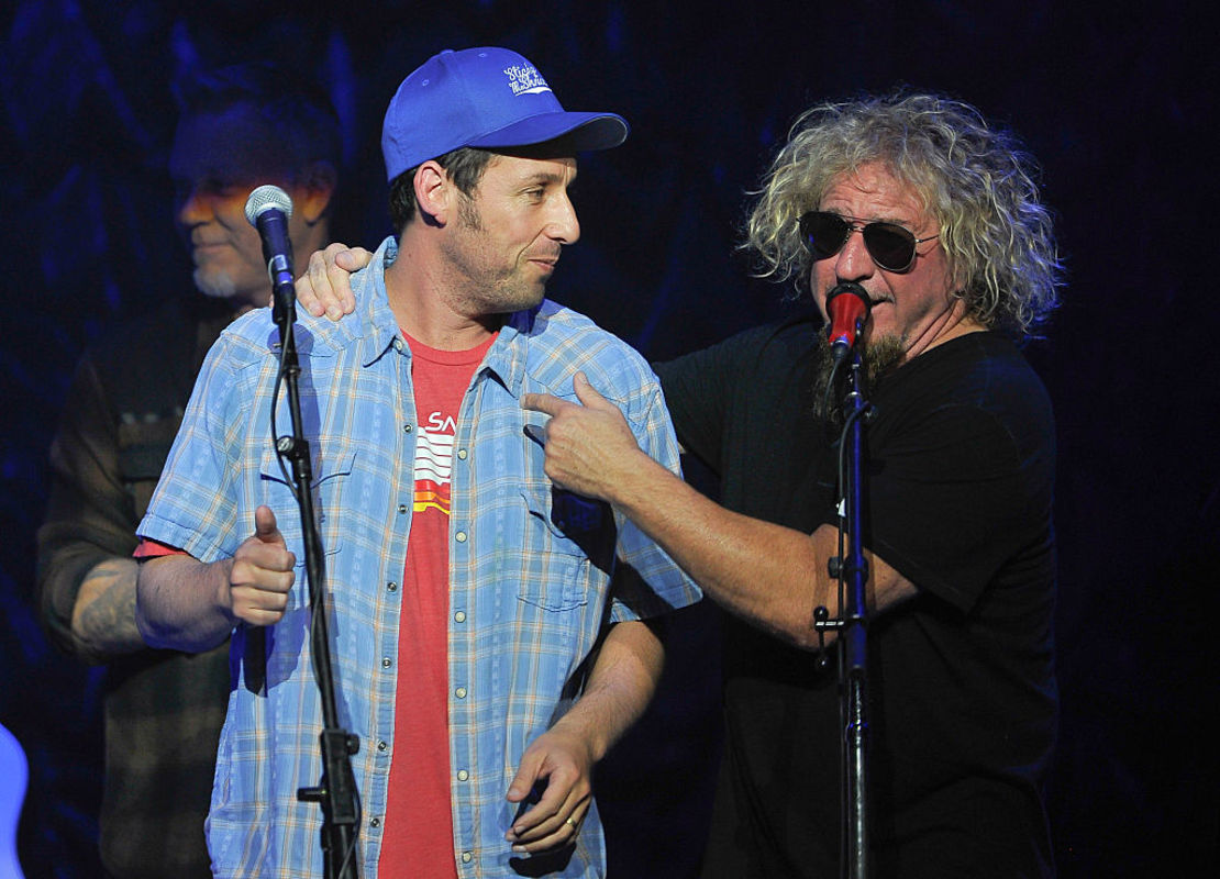 '80s rock legend teams with Adam Sandler on Led Zeppelin classic