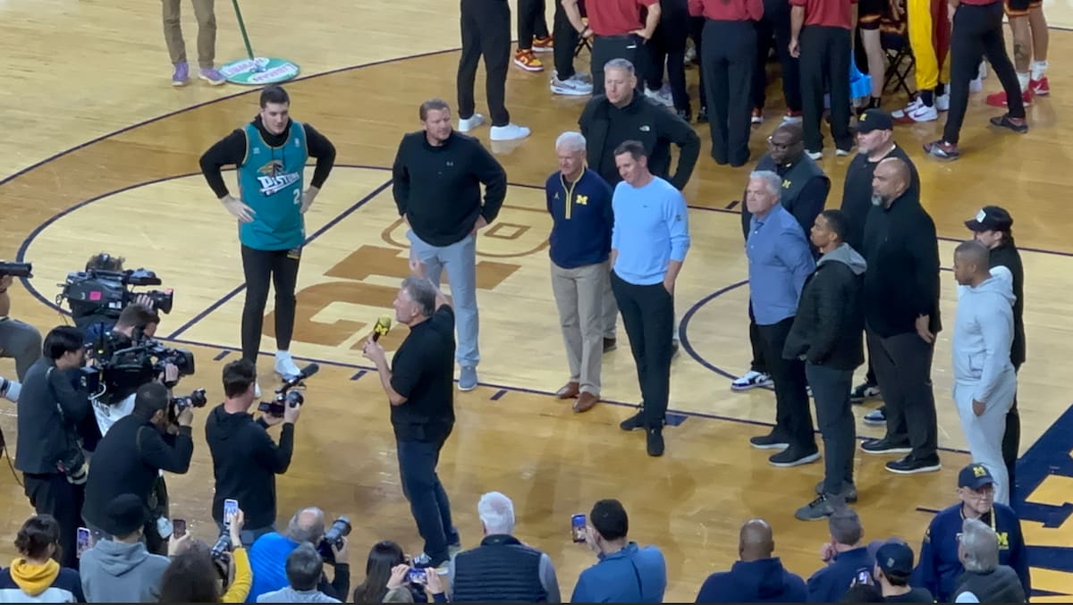 Watch: Michigan HC Kyle Whittingham, coaching staff introduced at ...