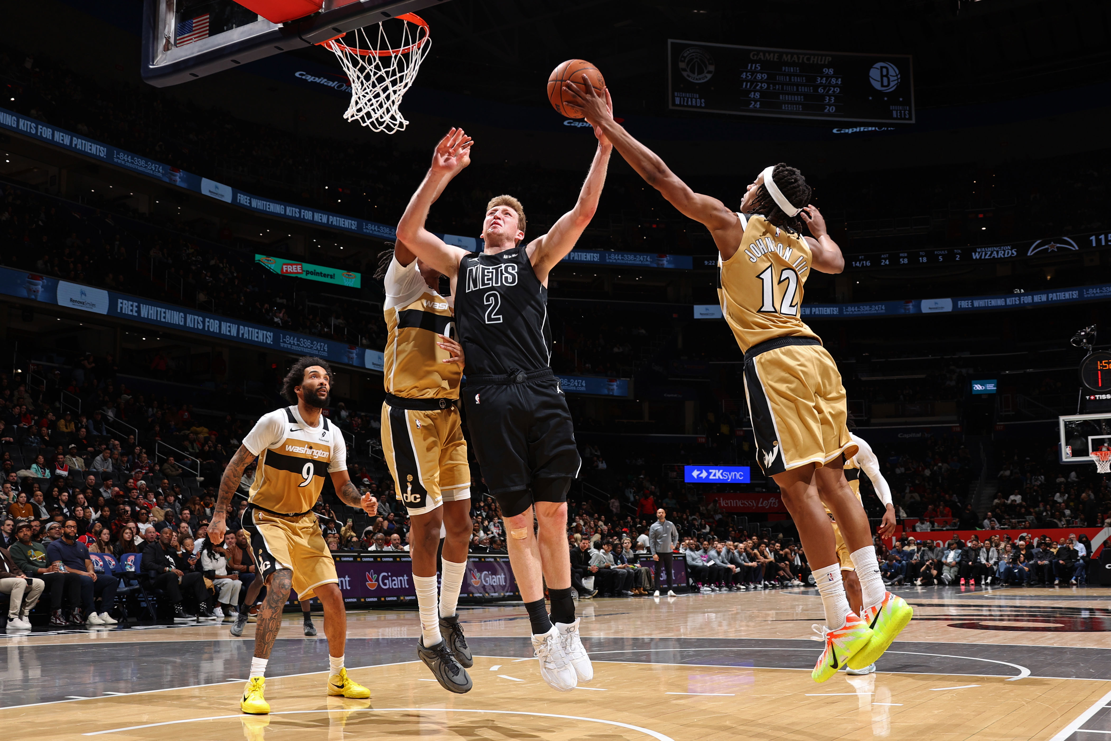 Nets crushed by Wizards for third straight loss that comes with tanking ...