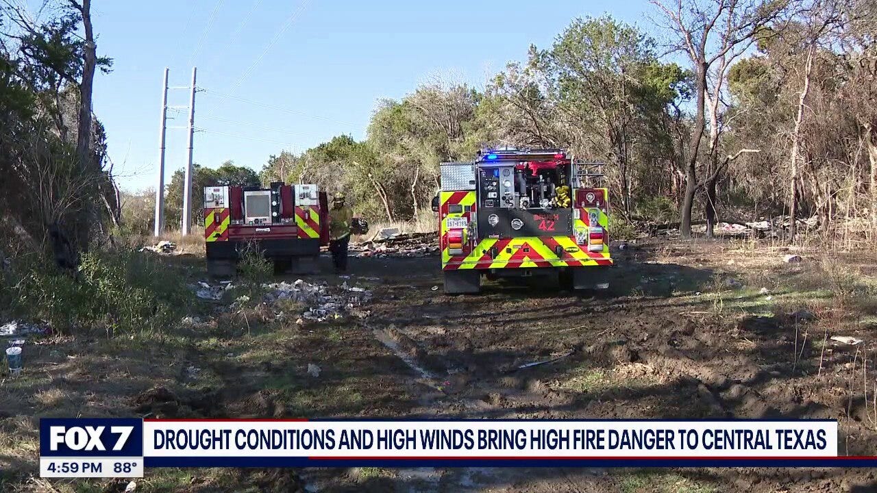 Wildfire risk rises in Austin area