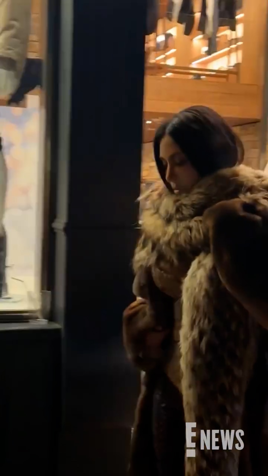 For Kim Kardashian, NYE was all about the fur