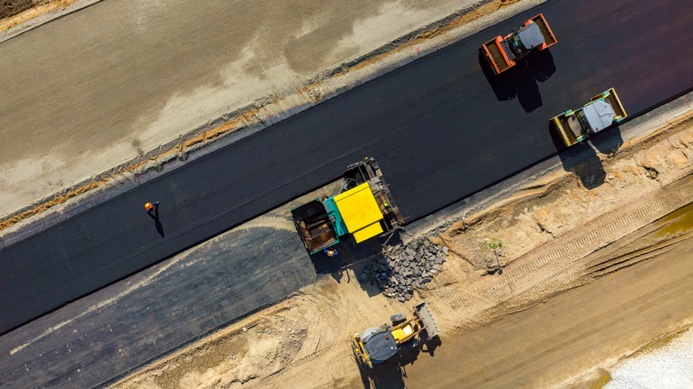 What happens to old tires? Many of them end up paving new roads
