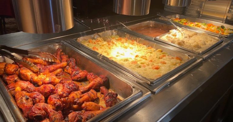 This historic hotel serves the best prime rib dinner buffet in Wyoming