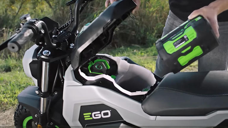 What is the Ego Mini Bike's top speed & is it considered street legal?