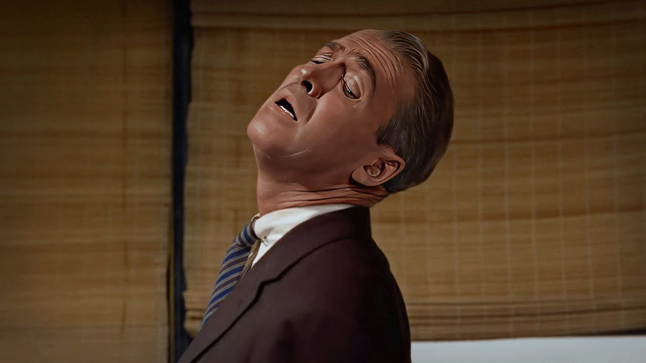 Vertigo strikes him - Vertigo (James Stewart)