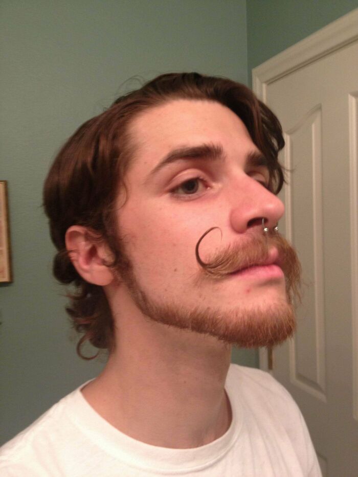 30 men who decided to try the 'monkey tail' beard look