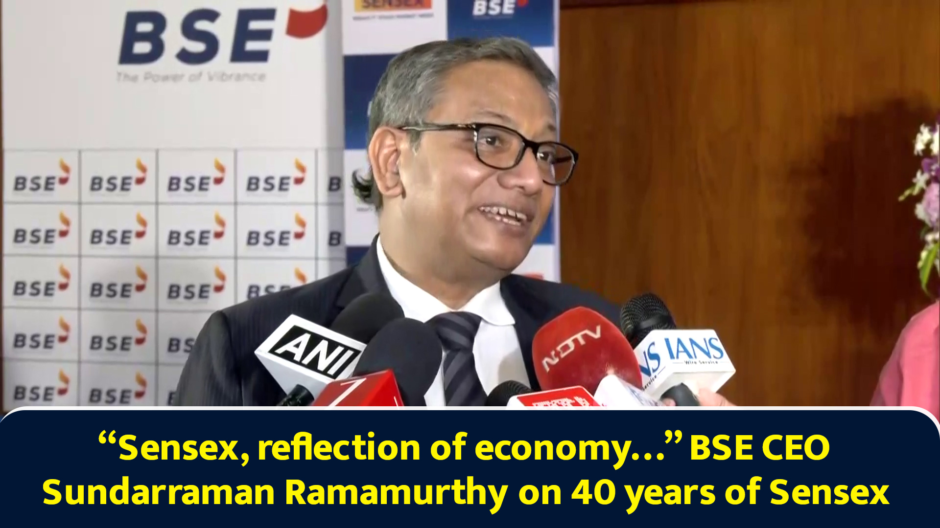 “Sensex, reflection of economy…” BSE CEO Sundarraman Ramamurthy on 40 ...