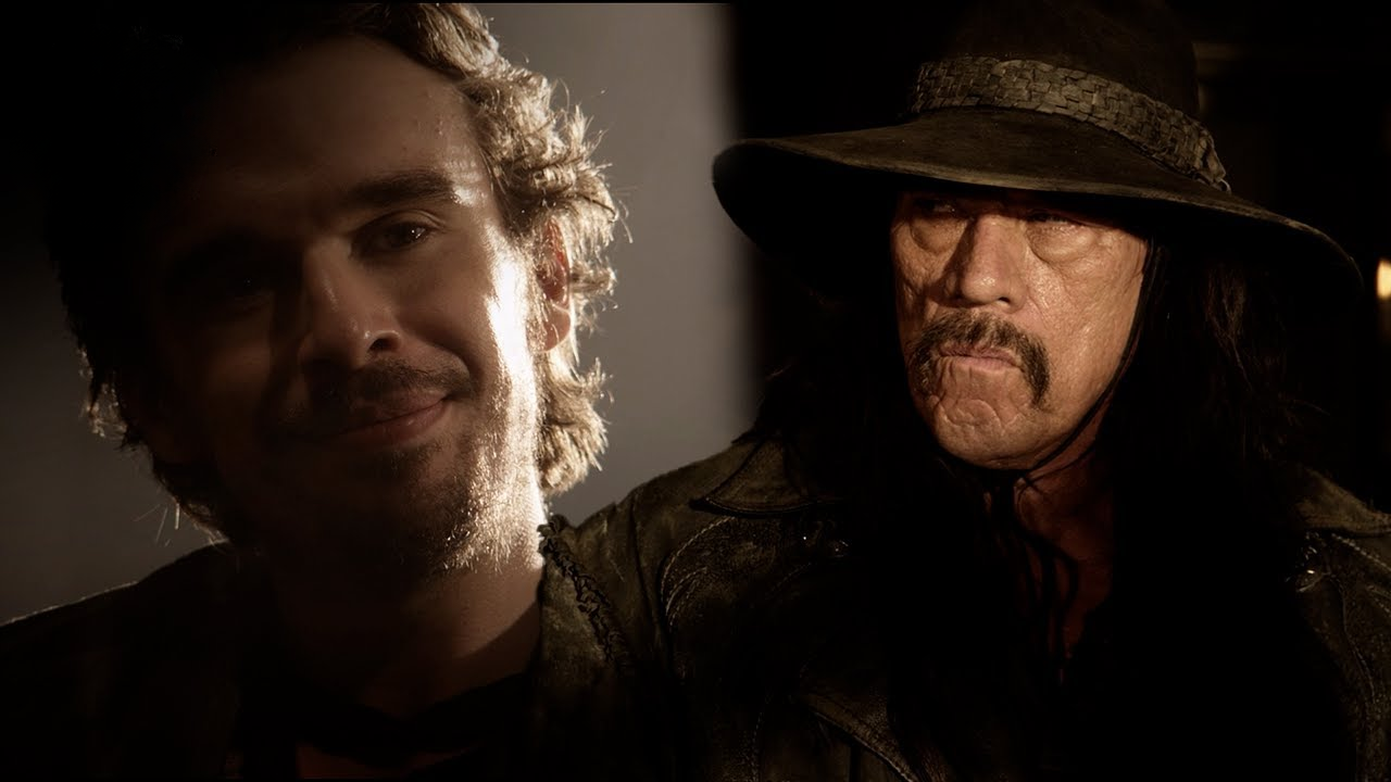 Danny Trejo's crew ride into town to rob the bank - Dead in Tombstone ...