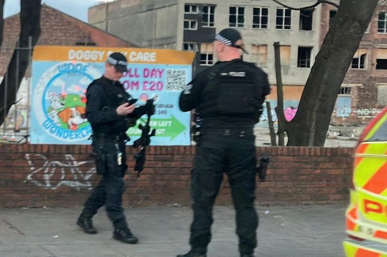 Screams heard as man stabbed and armed police sent to Liverpool city centre