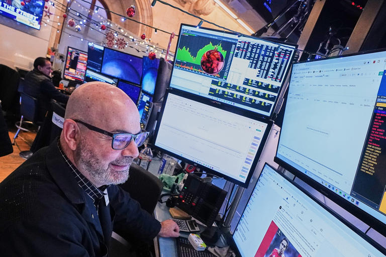 Early gains mostly fade as Wall Street wobbles into 2026