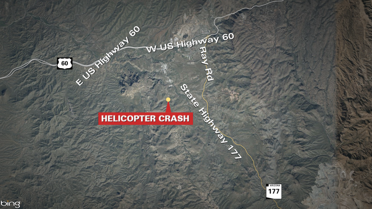 Helicopter carrying 4 people crashes in Superior