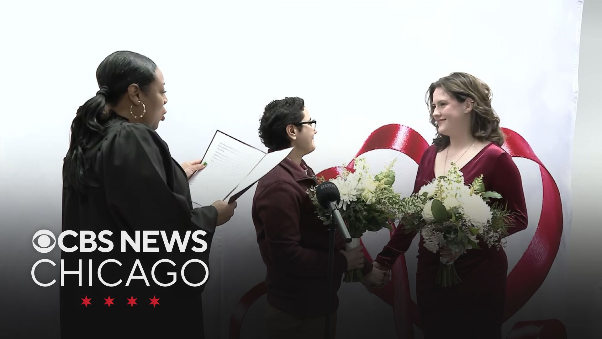 Cook County clerk performs first marriage of 2026