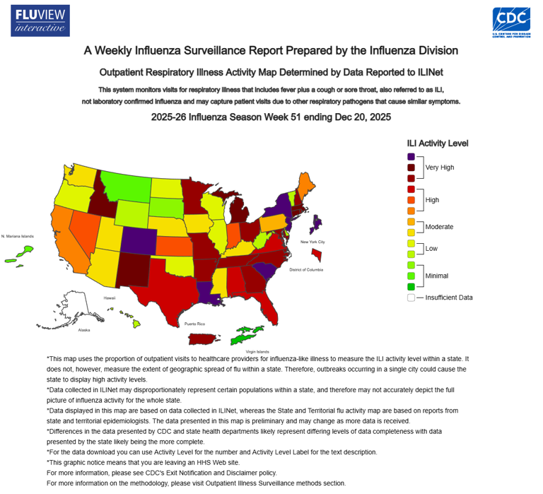 How bad is the flu near me? How to check your state, county