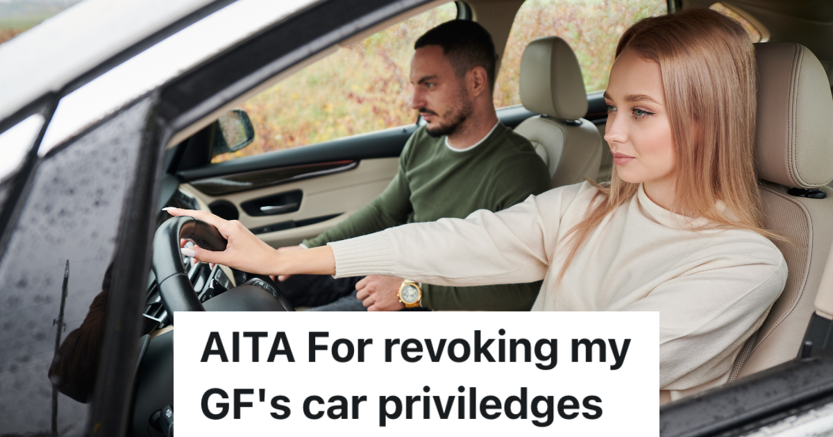 Boyfriend agrees to share his car with his girlfriend until she can ...