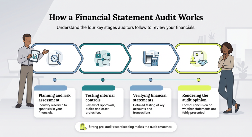 What is an audited financial statement?