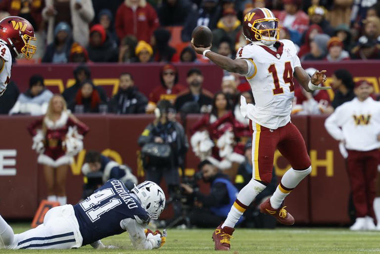 Commanders QB Marcus Mariota ruled out; Josh Johnson to start Sunday