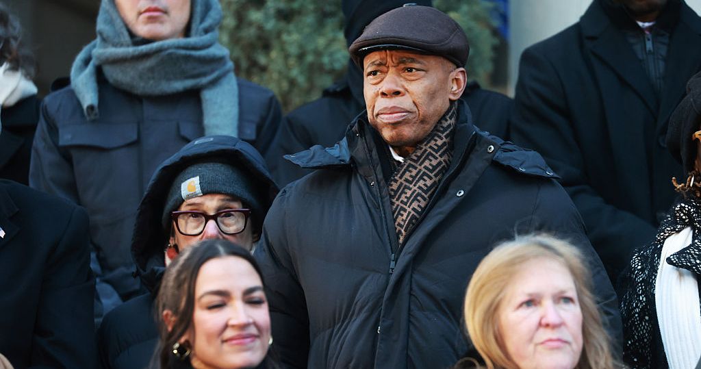 Eric Adams exited Gracie Mansion in the most Eric Adams way possible