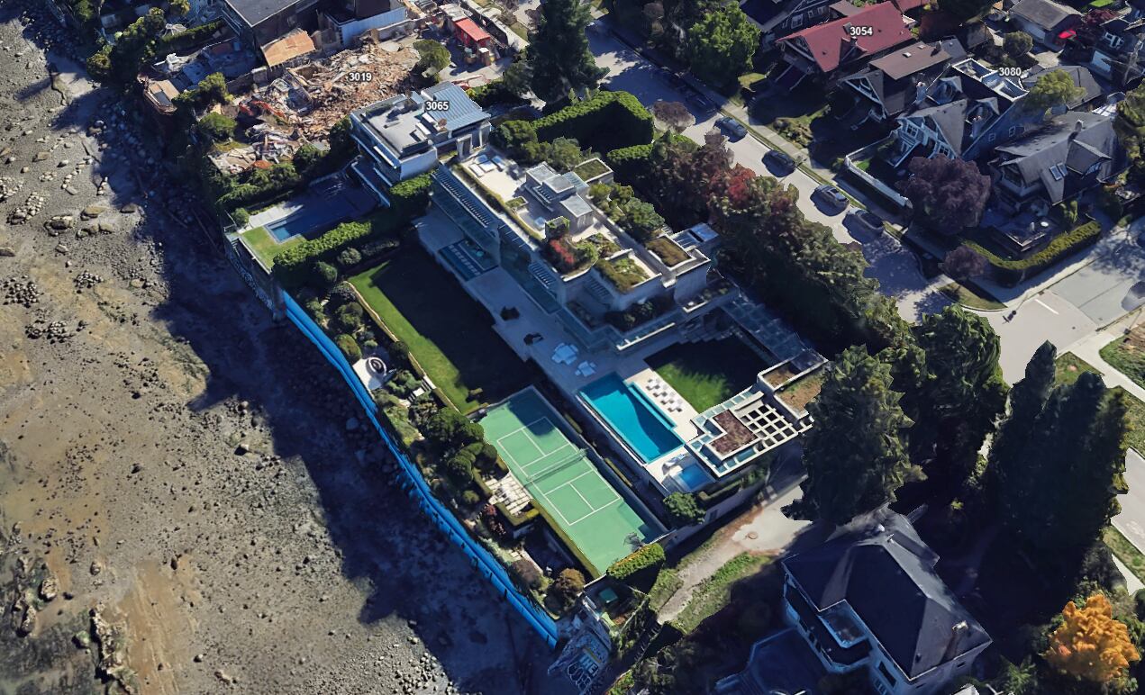 Chip Wilson's $73.4M mansion once again tops the list of BC.'s highest ...