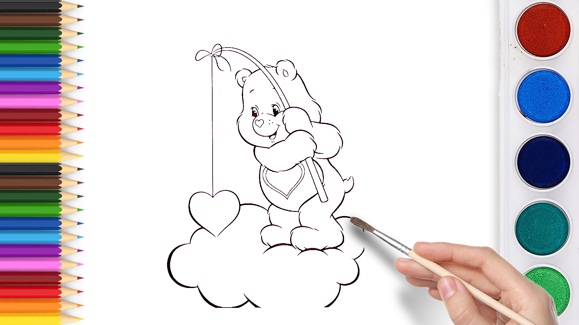 Kids and toddlers learn colors