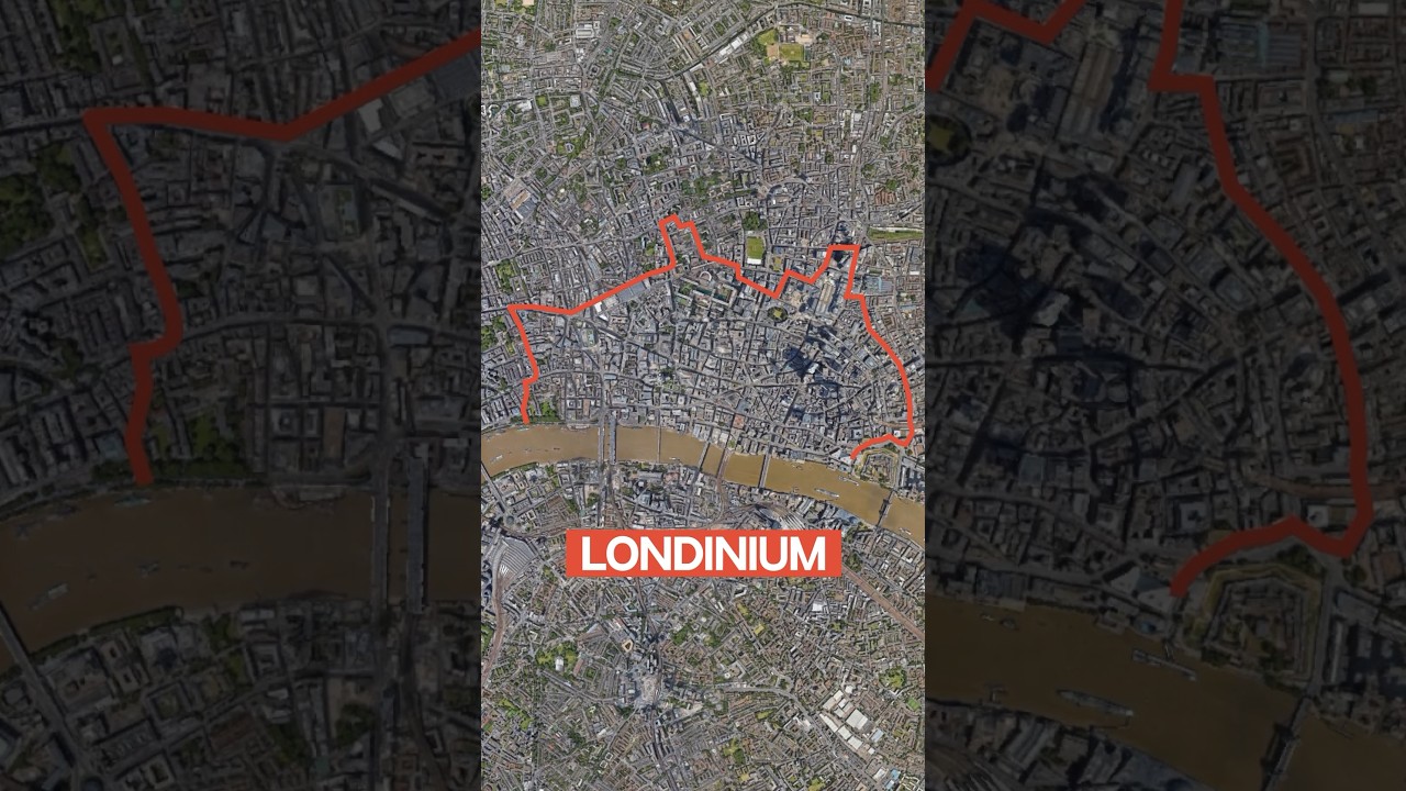A Roman city in London w/ @livinglondonhistory #explained #history #map ...