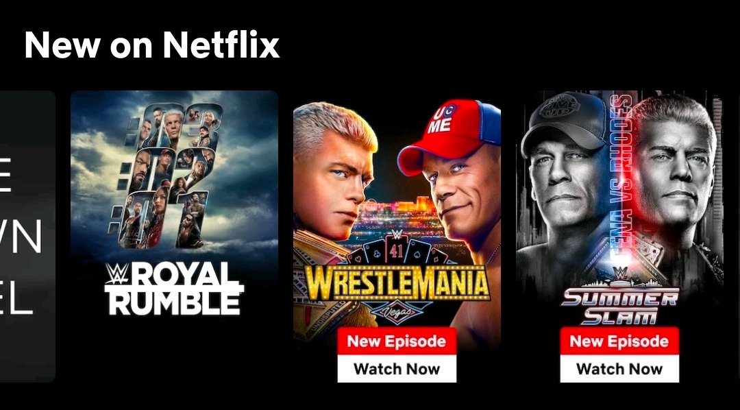 Netflix lands major WWE titles