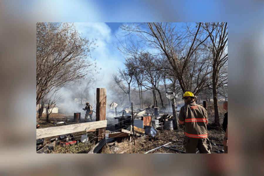 Half acre burns in Grand Saline grass fire, destroying vacant building