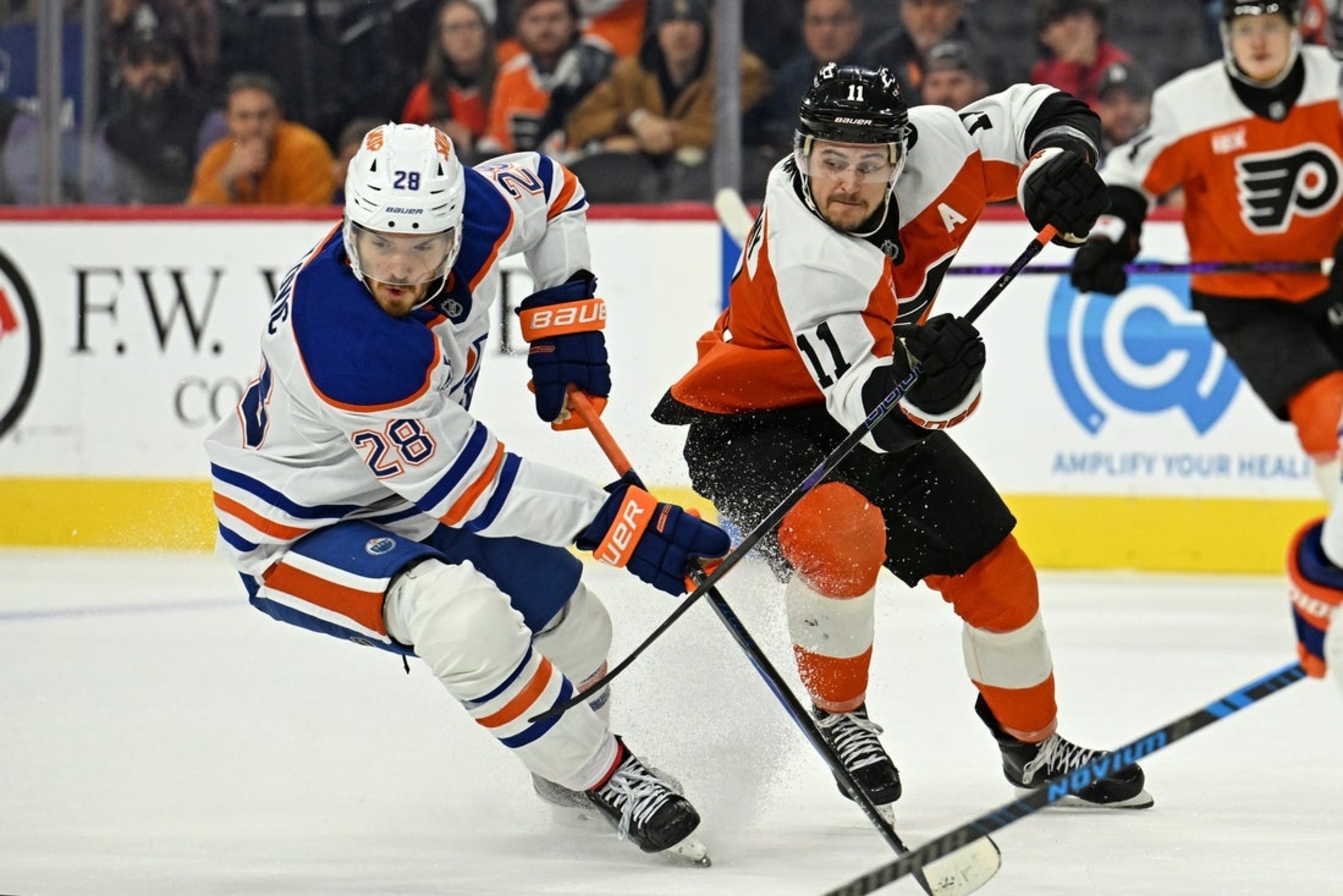 Playoff-positioned Oilers, Flyers try to rebound from losses