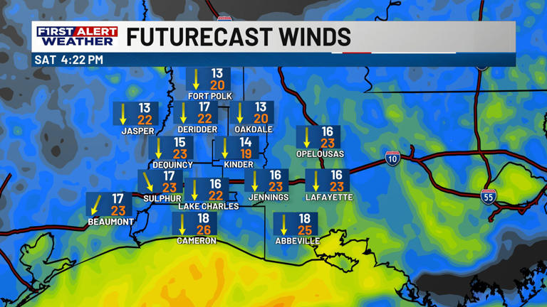 First alert forecast: A cold front brings cooler weekend temperatures