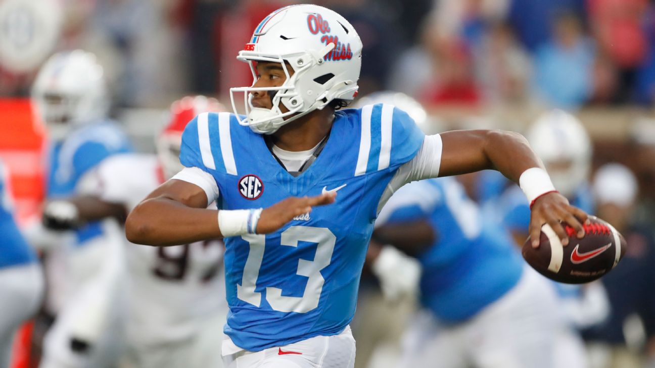 Ole Miss QB Austin Simmons plans to enter portal, sources say