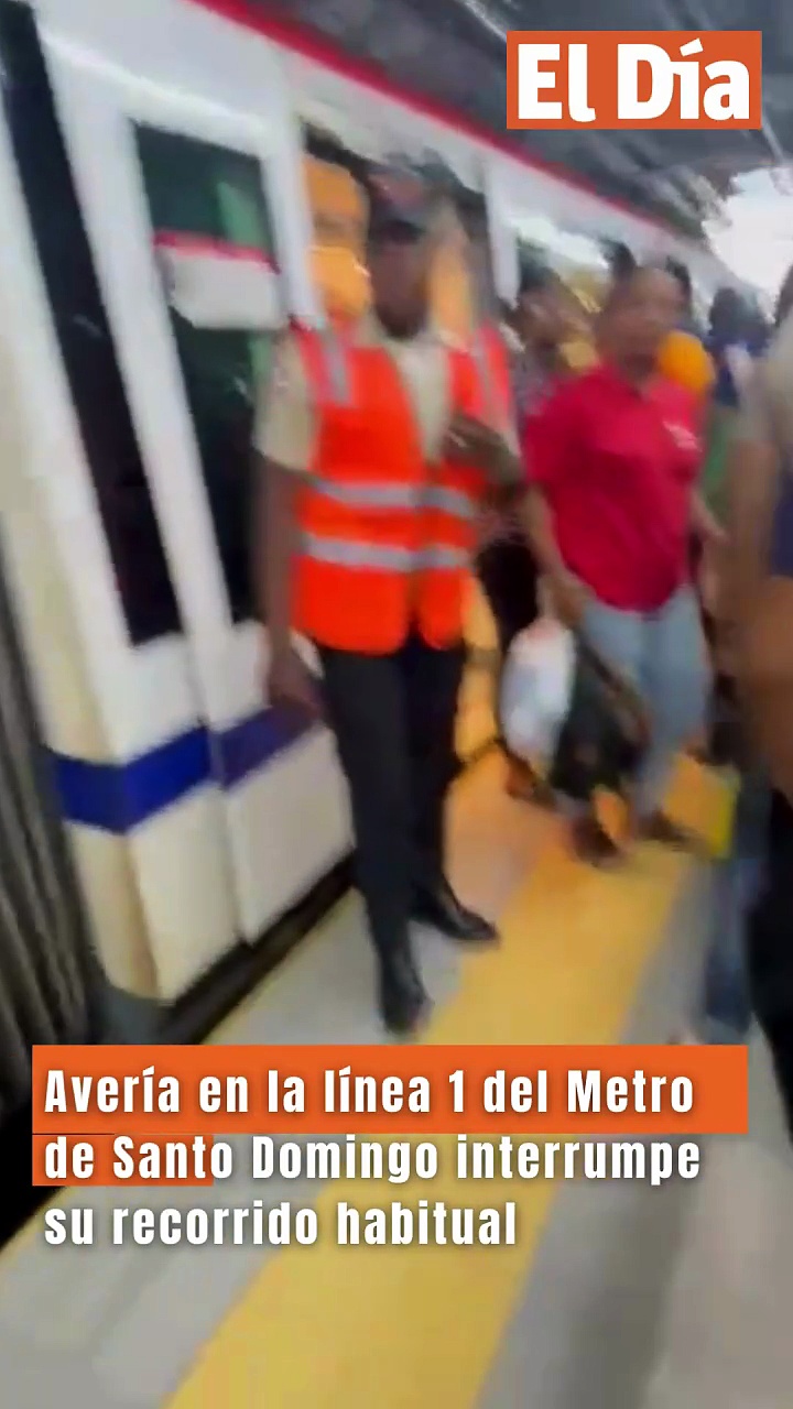 Avería en la línea 1 del Metro de Santo Domingo interrumpe su recorrido ...