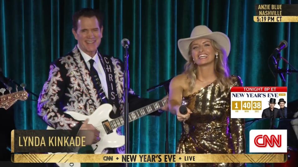 Chris Isaak takes the stage as CNN rings in 2026 from Nashville