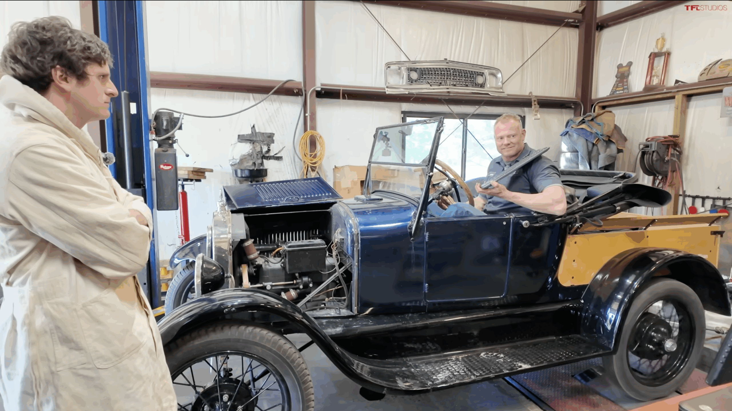 How much horsepower does a 100-year-old Ford Model T make?