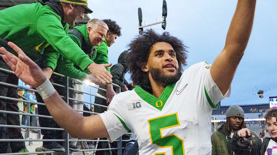 Dante Moore opens up about Oregon fans traveling to Orange Bowl