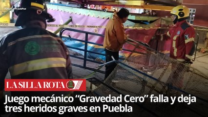 Accidente en Puebla: Tres personas salen volando de juego mecánico en ...